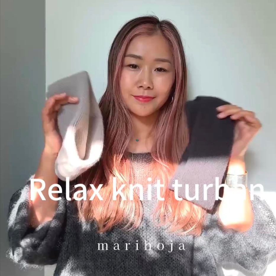 ターバンヘアバンドの被り方